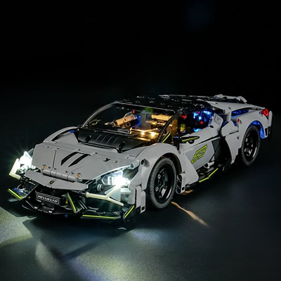 YEABRICKS灯饰适用42241兰博基尼