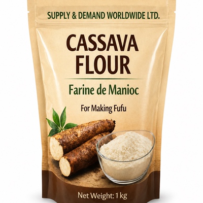 Cassava flour,Cassava powder,Cassava fufu,Farine de Manioc