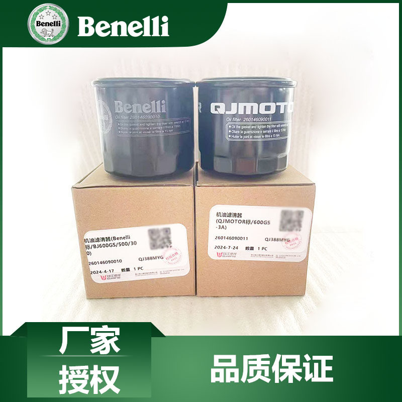 贝纳利原厂配件黄龙600蓝宝龙300金鹏502机滤赛600追600机油滤芯