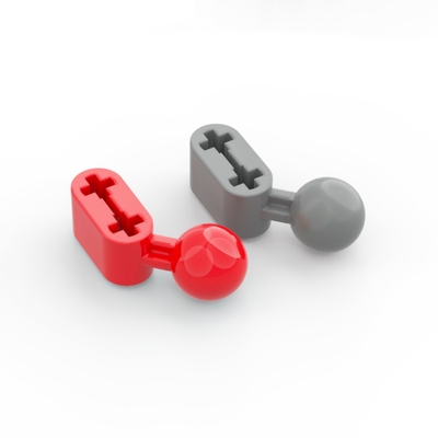 LEGO 乐高 科技配件 深灰色50923 4289258 1x2带球孔臂