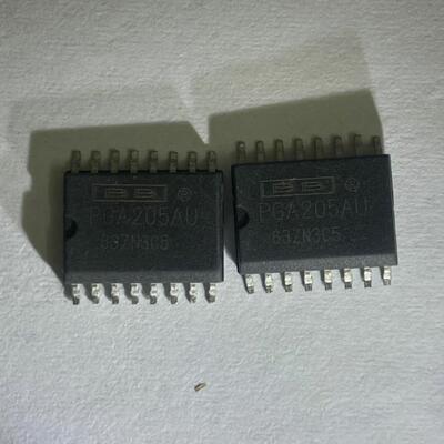 全新原装现货 PGA205A PGA205AU 仪表放大器芯片 贴片SOP-16