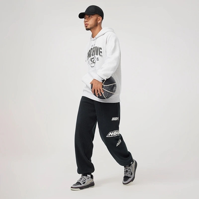 李宁加绒运动裤男2025款反伍保暖宽松束脚针织运动裤AKYU429