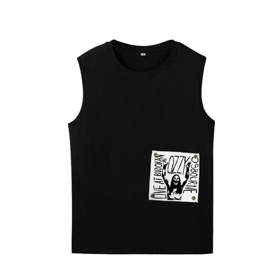 黑色安息日重金属音乐坎肩背心