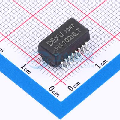 H1102NLT SMD-16P,12.7x9.5mm 网口变压器 元器件配单可开票