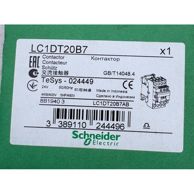 SCHNEIDER ELECTRIC CONTACTEUR LC1DT20B7 x1