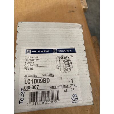 1 x Contacteur LC1D09 - LC1D09BD 24V DC 4kW SCHNEIDER 035307