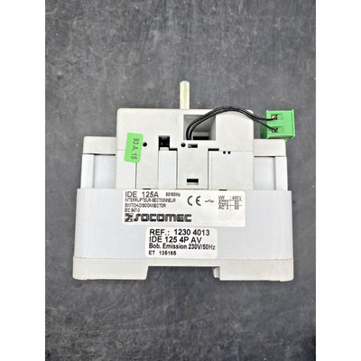 SOCOMEC 1230 4013 IDE 125A 4P AV INTERRUPTEUR SECTIONNEUR