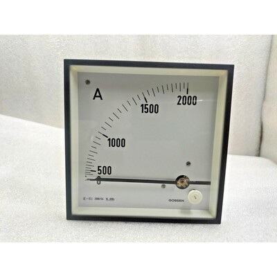 GILGEN MULLER & WEIGERT AQS 144 AMMETER 0-2000 AMPERES