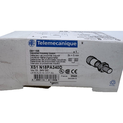 TELEMECANIQUE DETECTEUR DE PROXIMITE XS1 N18PA340D 5mm x1