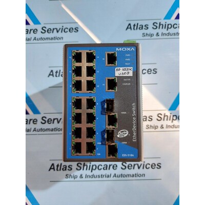 MOXA EDS-518A-T ETHERDEVICE SWITCH