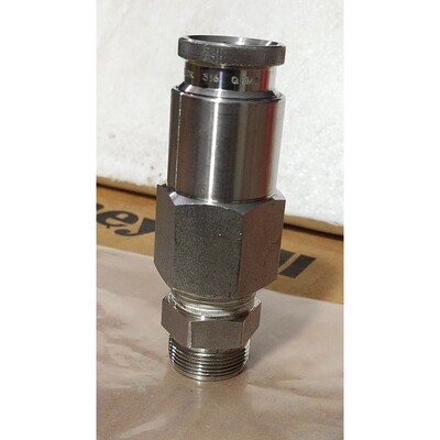 世伟洛克 QTM8 快速连接不锈钢 PTFE 密封 3/4 英寸发射器