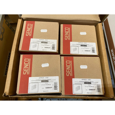 SENCO G08BAAP AGRAFES 12mm CP ELECTROZINGUE BOITE DE 12000pc