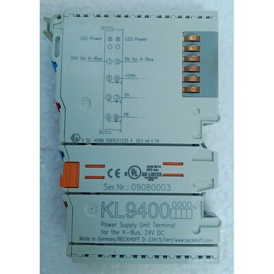 Unidad De Suministro De Energía Beckhoff Para K-Bus 24V CC
