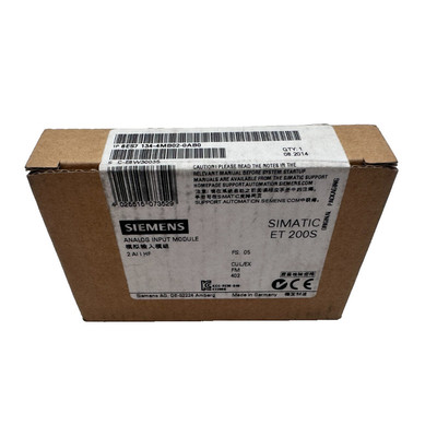 SIEMENS 6ES7134-4MB02-0AB0 ANALOG INPUT MODULE 2 AI I HF NEU