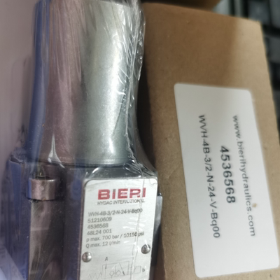 WVH-4B-3/2-N-24-V-Bq00 液压电磁阀 BIERI工业液压配件议价维修