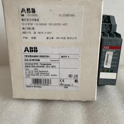 1SVR040013R2701 CC-U/RTDR ABB 模拟温度信号转换器议价维修