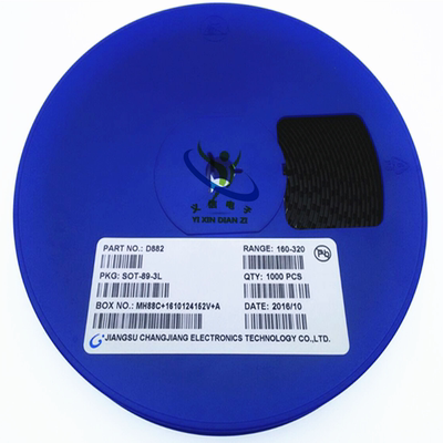 全新原装长电CJ 2SD882M 2SD882 D882 贴片三极管SOT-252 3A/40V