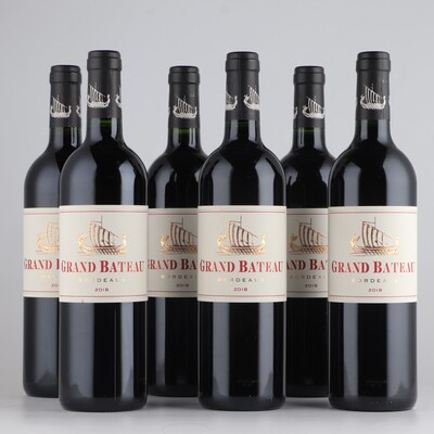 法国小龙战舰红葡萄酒 龙船酒庄 六支整箱红酒  GRAND BATEAU