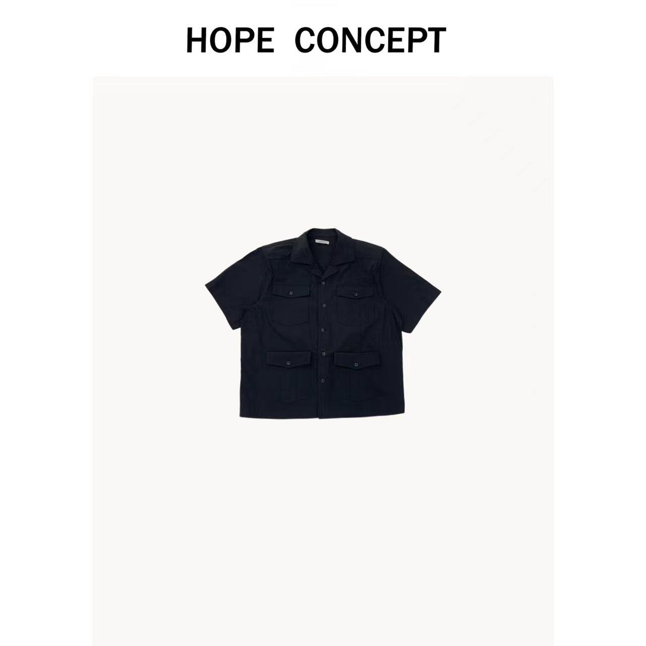 【五折福利】HOPECONCEPT夏日chic廓巨好穿中性风衬衫24141