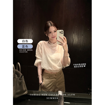 “飒飒又甜美”套头小衫