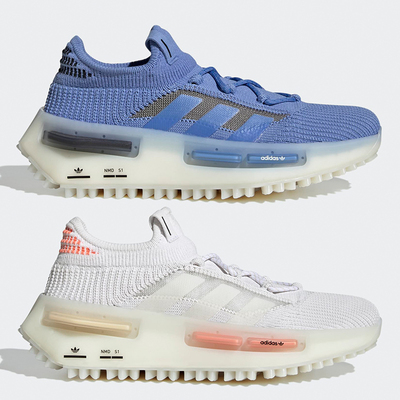 阿迪达斯NMD S1三叶草运动休闲复古减震跑步鞋HQ4465 HQ4468