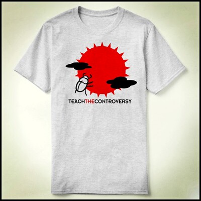 Teach the Controversy Sun Scarab 衣服定制成人Tee T-Shirt T恤