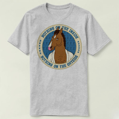 HorsemanNothingT-ShirtBoJack男