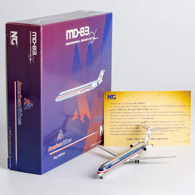合金飞机模型美国航空MD-83