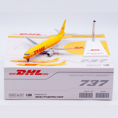 合金飞机模型DHL波音B737