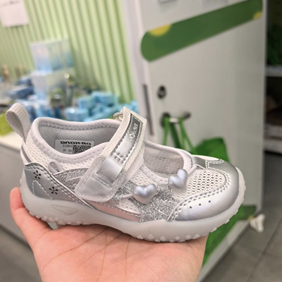 江博士专柜正品2026春夏女童包头二段透气学步鞋 1S14A2003AW0