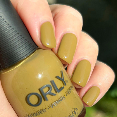 美国orly指甲油12free秋叶黄绿色2000301 act of folly咸菜黄显白