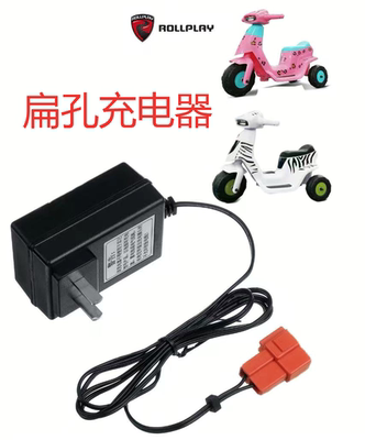 儿童电动摩托车7V800方口充电器