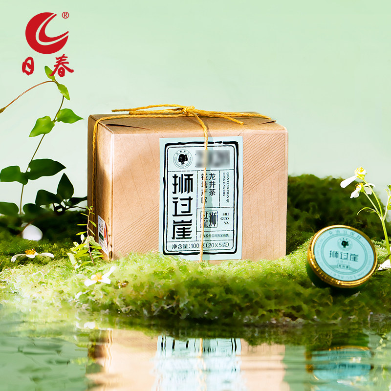 日春茶叶龙井茶明前龙井绿茶【充氮狮过崖625】春茶钱塘100g