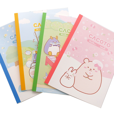 日本PLUS北极熊Jomily联名限定高质手帐学生本子无线装笔记本