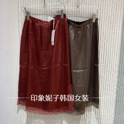 欧洲站2026秋季高腰休闲半身裙