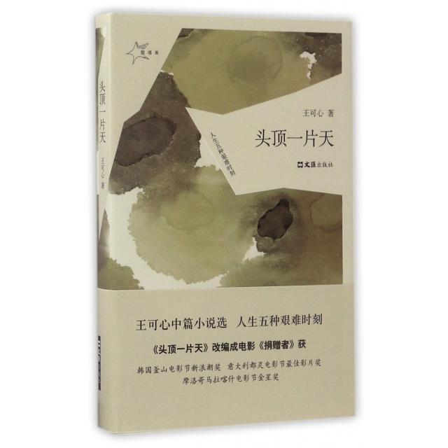 正版图书头顶片王可心文汇出版社书籍\/杂志\/报纸/小说/影视同期书纸质书籍