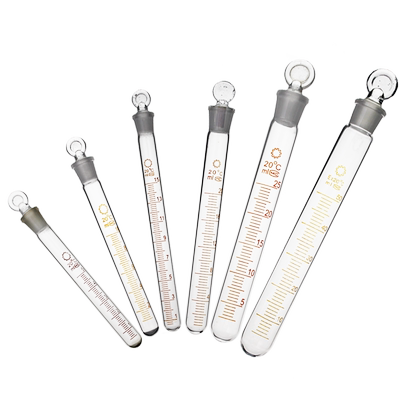 具塞带刻度玻璃试管 5 10 15 20 25 50ml比色管刻度玻璃试管