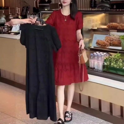 今年流行特惠24519大爱美依缘2025夏季新款法式时尚宽松连衣裙