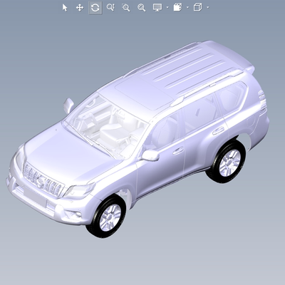 SUV整车数模设计车身+底盘+内外饰01200619（STP/CATPart格式）
