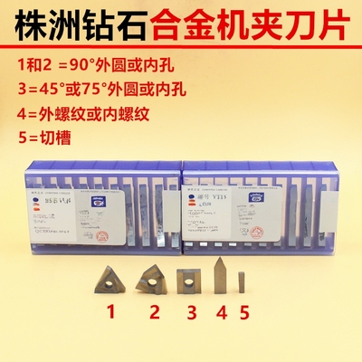 株洲钻石硬质合金机夹刀片