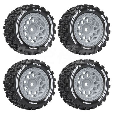 ARRMA 1/18TYPHON GROM GRANITE 小花岗岩小台风 巧克力大脚轮胎A