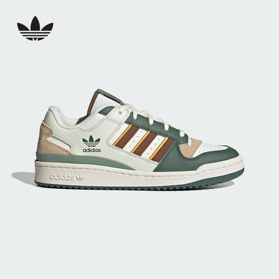 阿迪达斯三叶草男女鞋2025夏季 FORUM LOW 中性运动休闲鞋JP9966