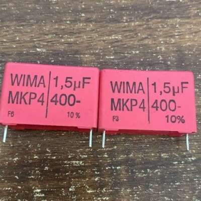 议价40个400v1.5uf威马Wima薄膜电容28mm脚距可维修