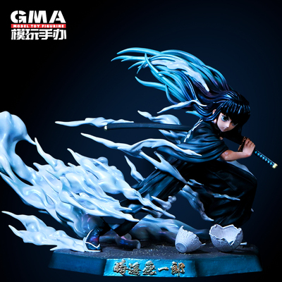 鬼灭之刃手办九柱系列简刻GK霞柱时透无一郎模型动漫摆件生日礼物