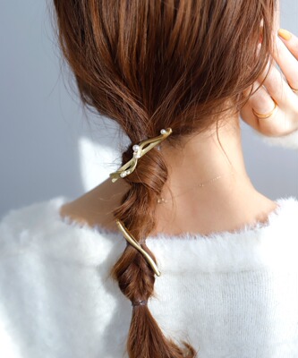 ANEMONE波浪发夹一字夹头饰