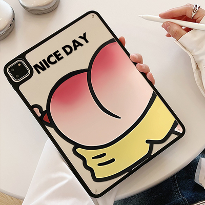 创意花朵ipad12/11/10保护壳2024新款ipadpro苹果平板套air6代7防摔10代女mini7透明彩绘AIR8适用A2602七八九