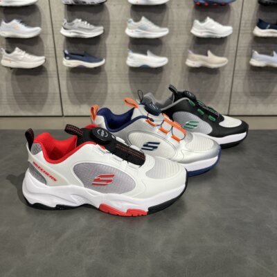 斯凯奇男大童夏透气运动鞋