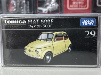多美卡Takara Tomy Tomica多美卡黑盒Premium 29 Fiat 500F老爷车