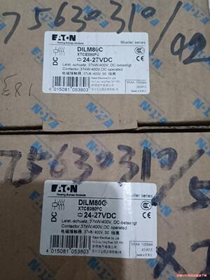 EATON金钟默勒接触器 DILM80C  XTCE080F(议价商品）
