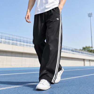 Adidas阿迪达斯三叶草长裤男款裤子秋季新款运动裤直筒裤KE3589